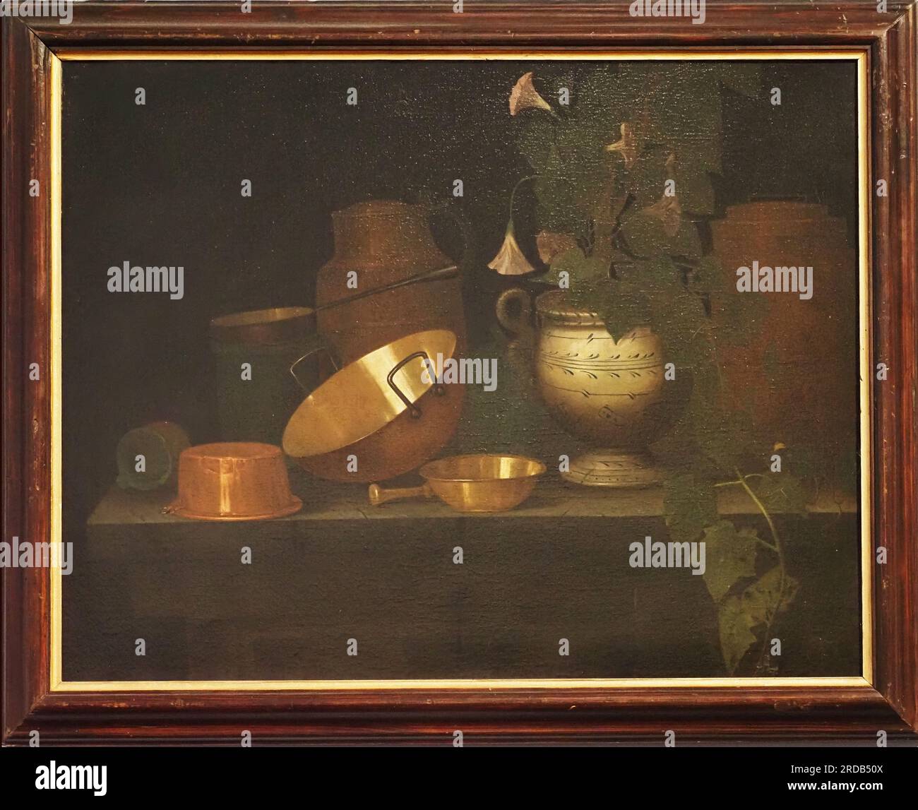 Still Life with Copper Vessels, oil on canvas, undated. Creator ...