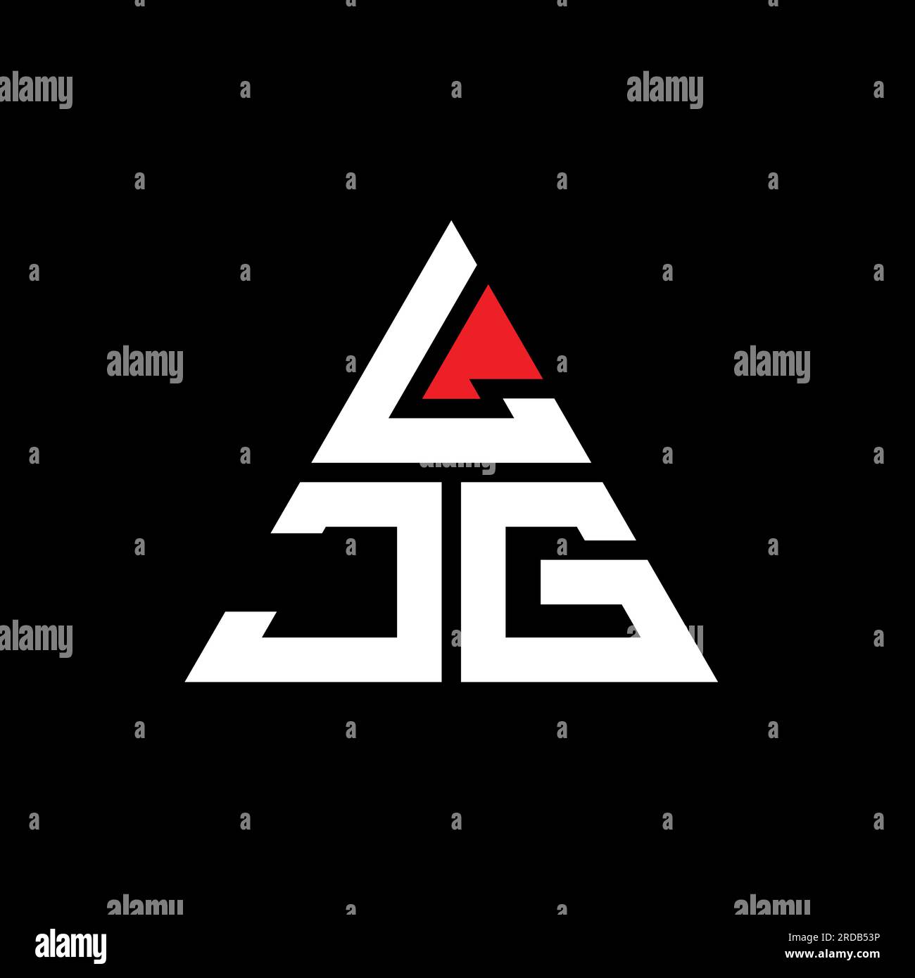 Ljg logo design Stock Vector Images - Alamy