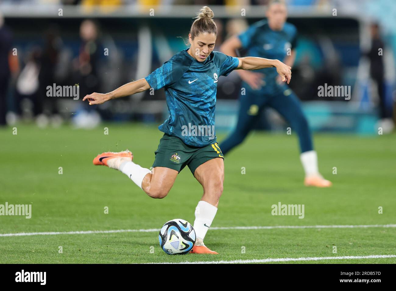 Sydney, Australia. 20th July, 2023. Katrina Gory of Australia warms up ...
