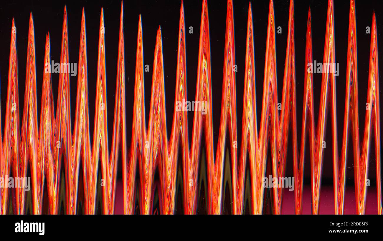 Vhs noise signal distortion digital glitch zigzag Stock Photo - Alamy