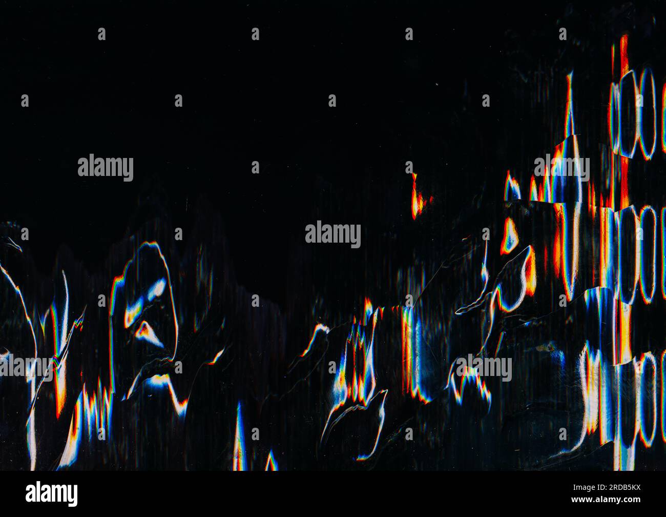 Damaged screen glitch overlay distorted display Stock Photo - Alamy
