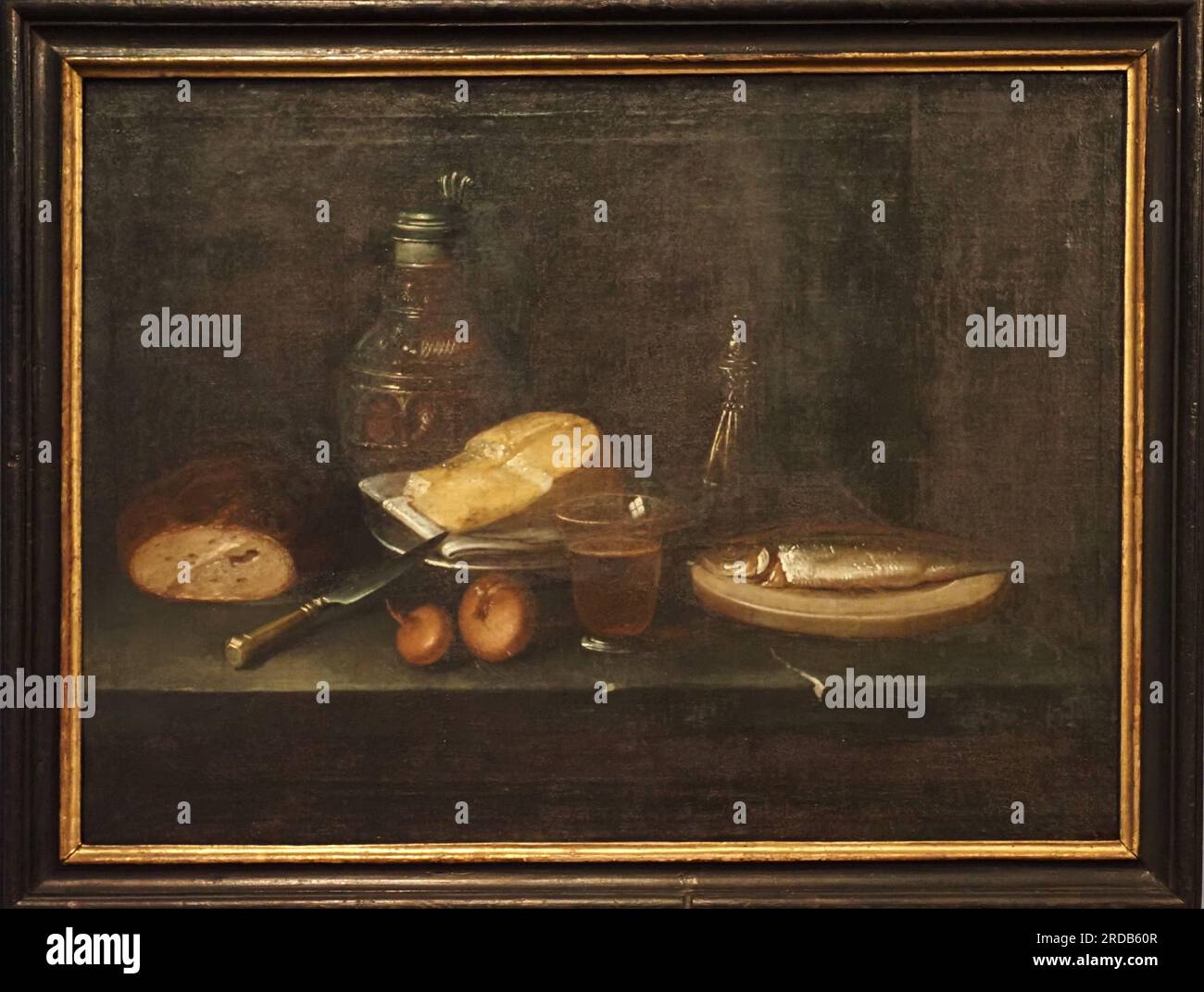 Still Life with Cheese, oil on canvas, 1640 / 1700. Unknown artist ...