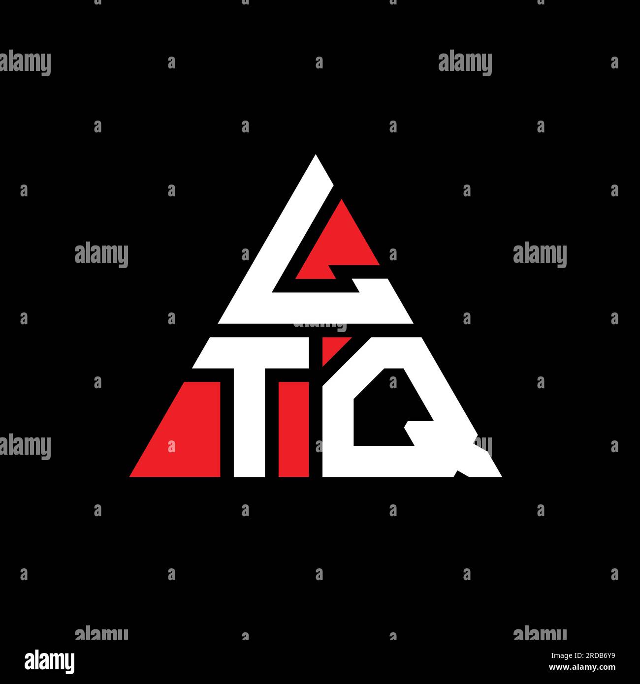 LTQ triangle letter logo design with triangle shape. LTQ triangle logo ...
