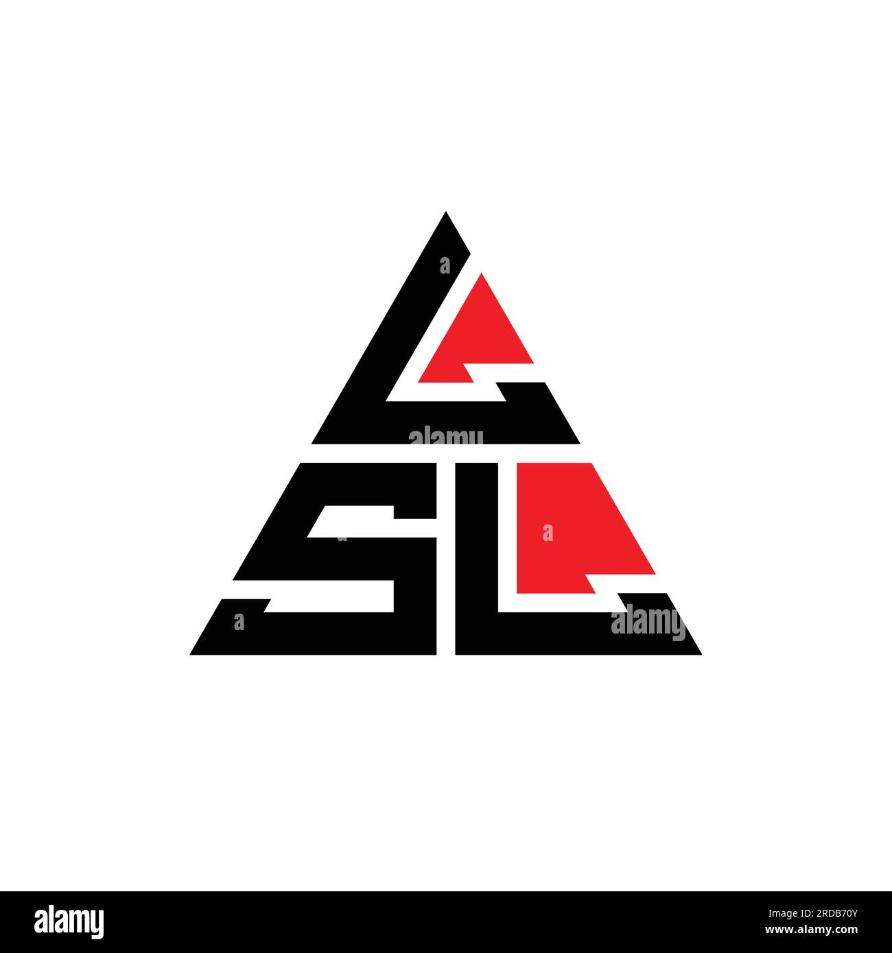 LSL triangle letter logo design with triangle shape. LSL triangle logo ...