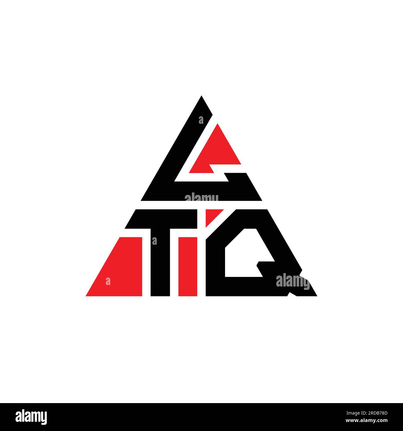 LTQ triangle letter logo design with triangle shape. LTQ triangle logo ...