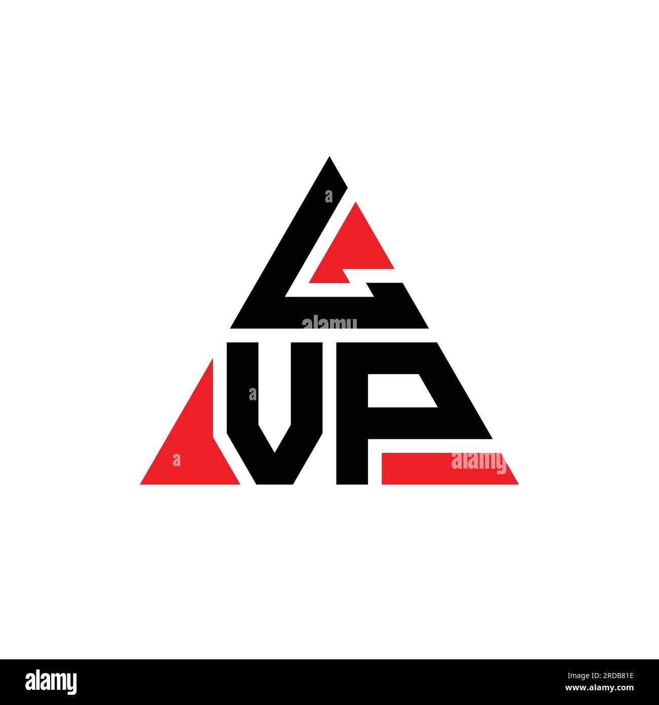 LVP triangle letter logo design with triangle shape. LVP triangle logo ...
