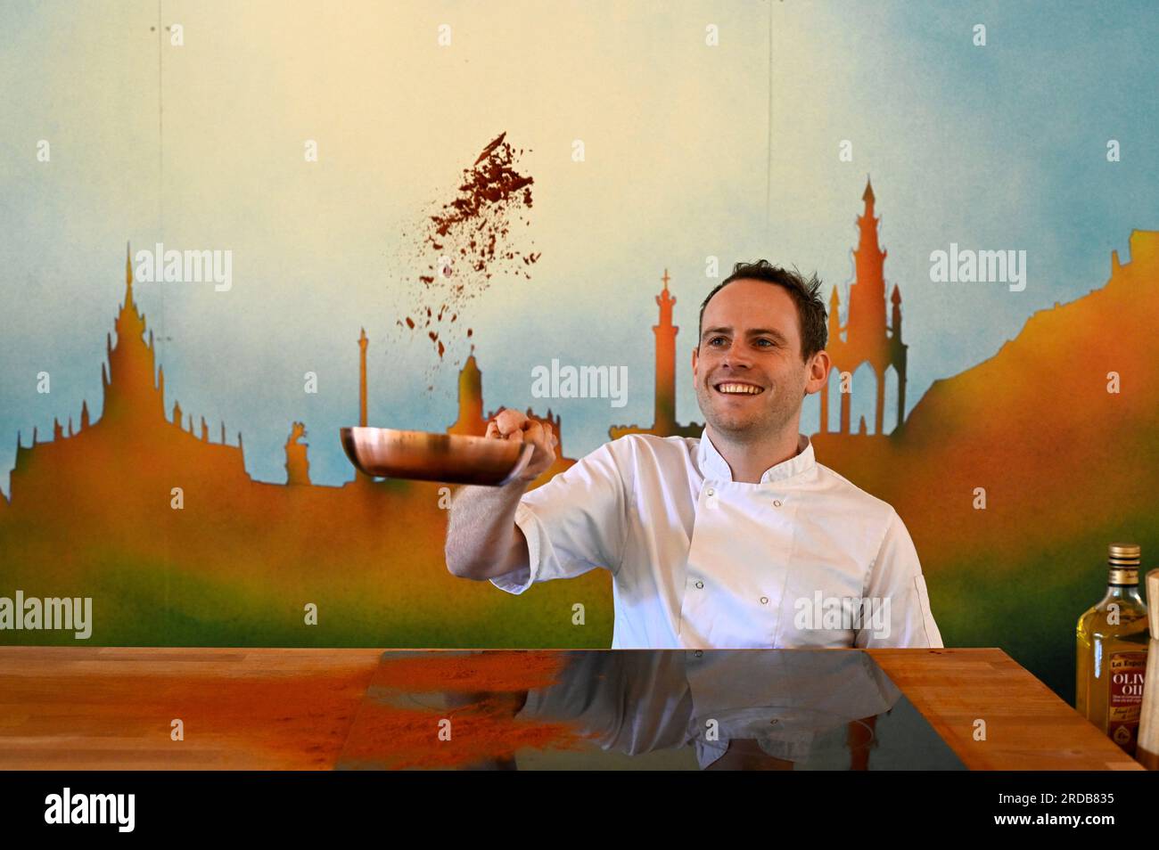 Edinburgh, Scotland, UK. 20th July 2023. Edinburgh Food Festival - Ka ...