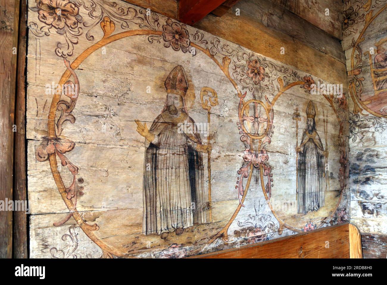 Lipnica Murowana. Malopolska. Poland. St. Leonard's 15th century gothic ...