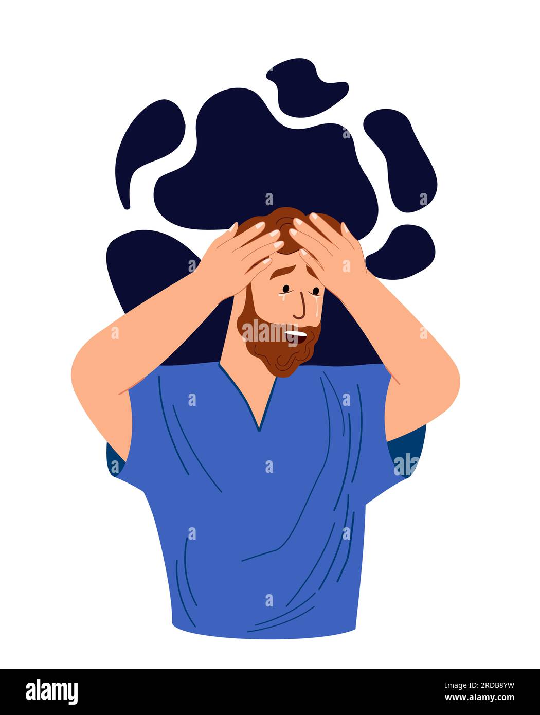 Trauma stressed Cut Out Stock Images & Pictures - Alamy