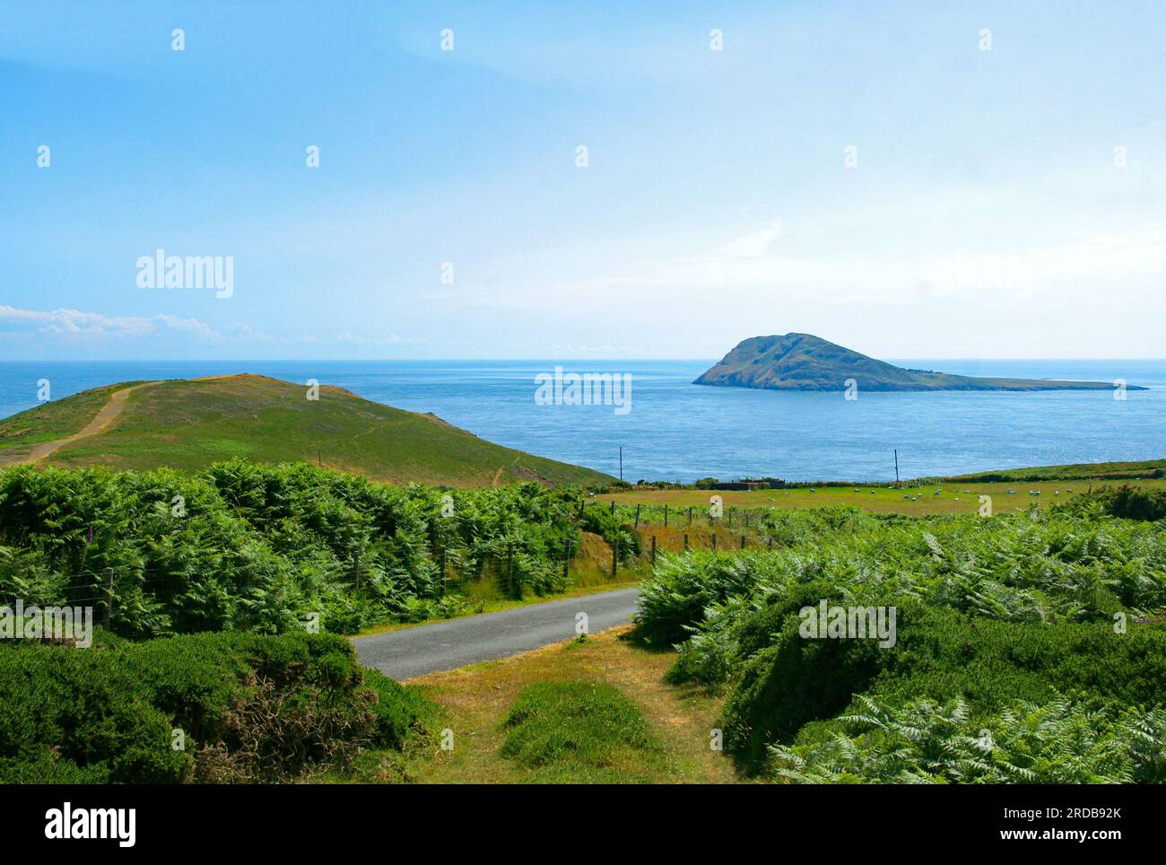 Pilgrims way to the holy island hi-res stock photography and images - Alamy