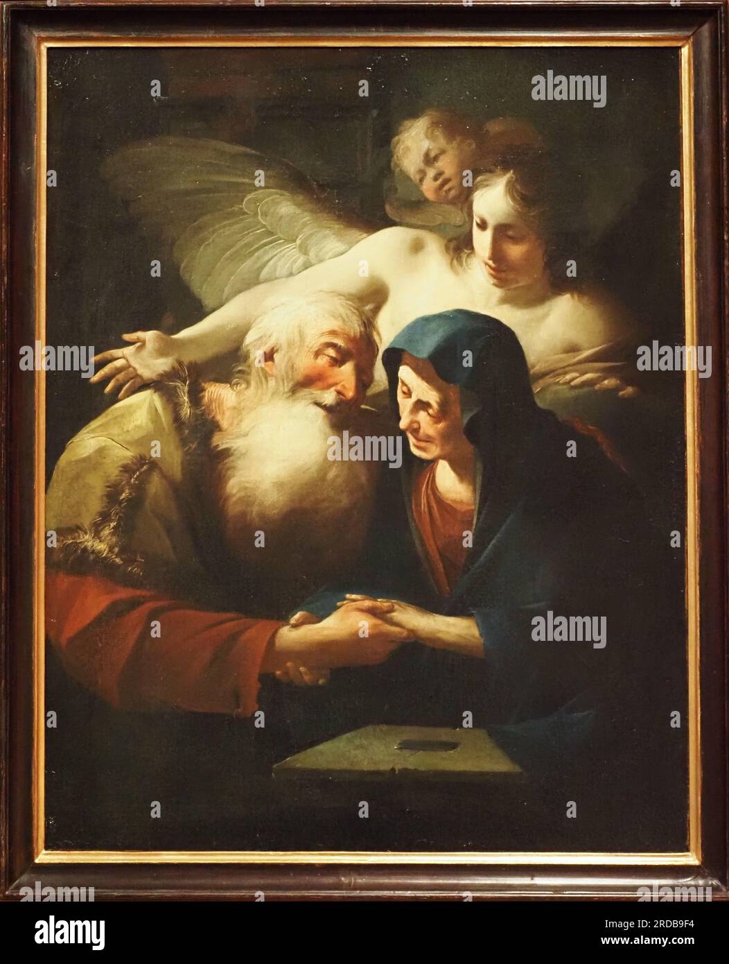 Joachin and Anne, oil on canvas, circa 1730. Creatorr: Paul Troger ...