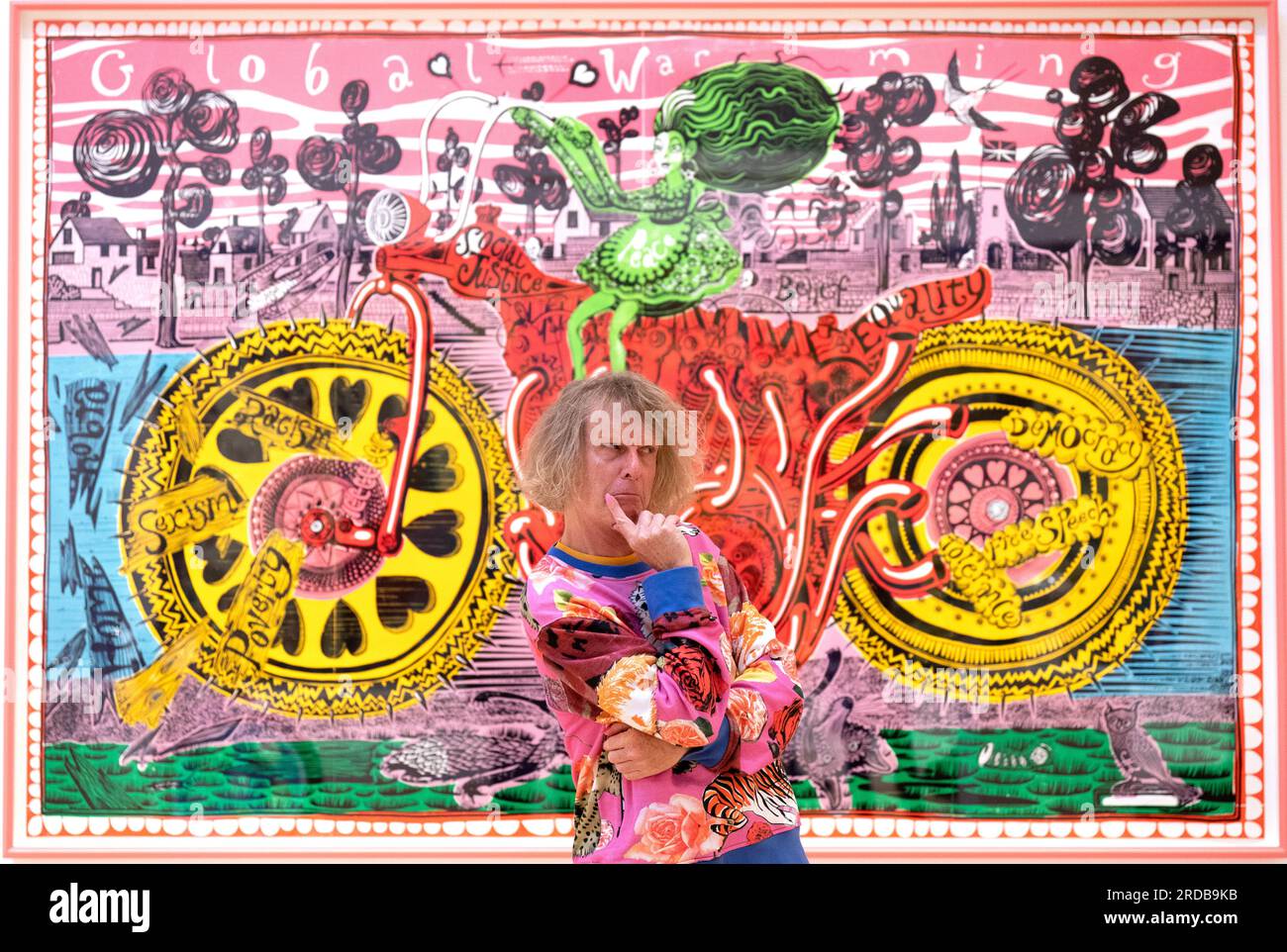 Sir Grayson Perry during a photocall for the Grayson Perry: Smash Hits ...