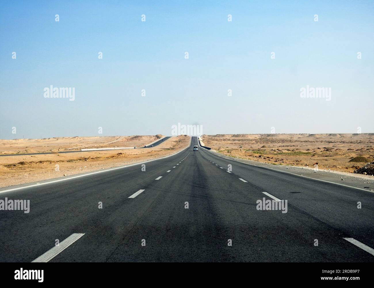 South Sinai, Egypt, July 2 2023: Sharm El Sheikh international road ...