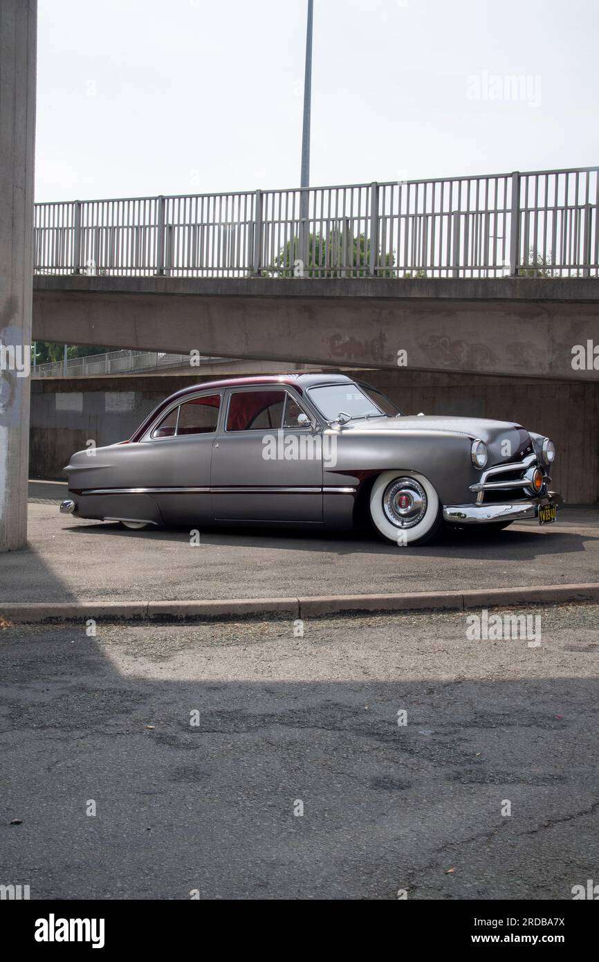 1949 Ford 'Shoebox' custom car Stock Photo - Alamy