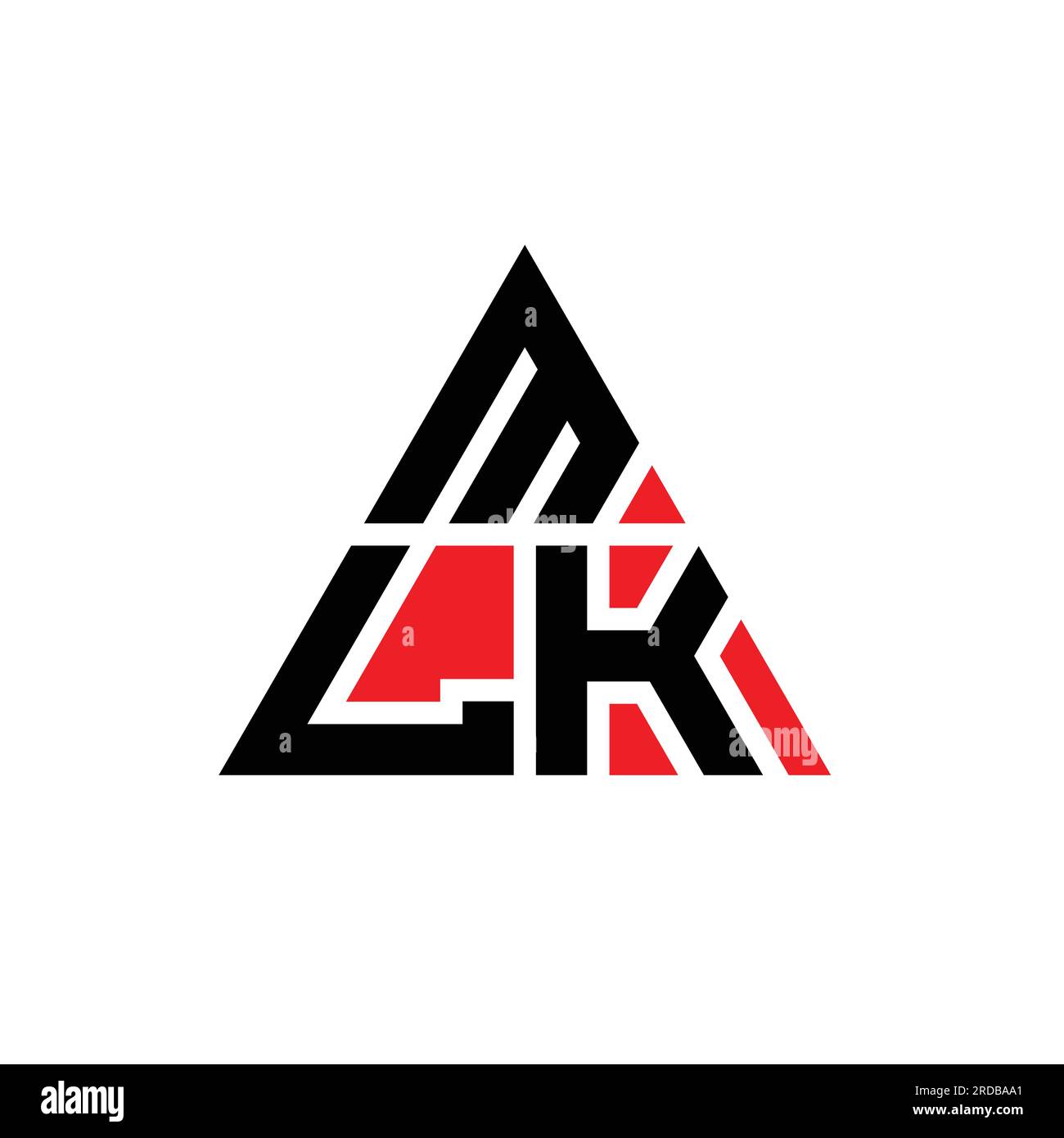 Mlk Triangle Letter Logo Design With Triangle Shape Mlk Triangle Logo Design Monogram Mlk