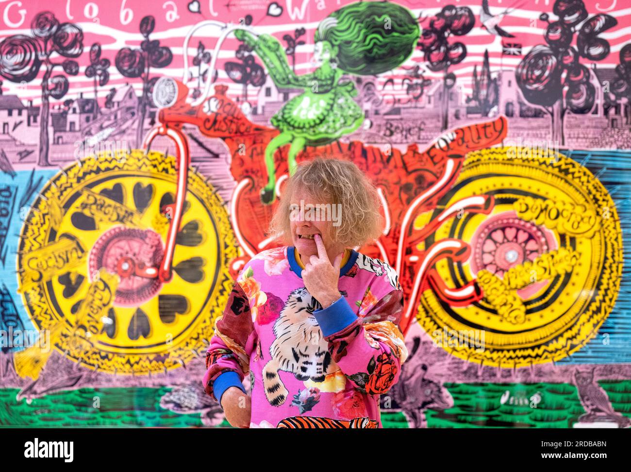 Sir Grayson Perry during a photocall for the Grayson Perry: Smash Hits ...