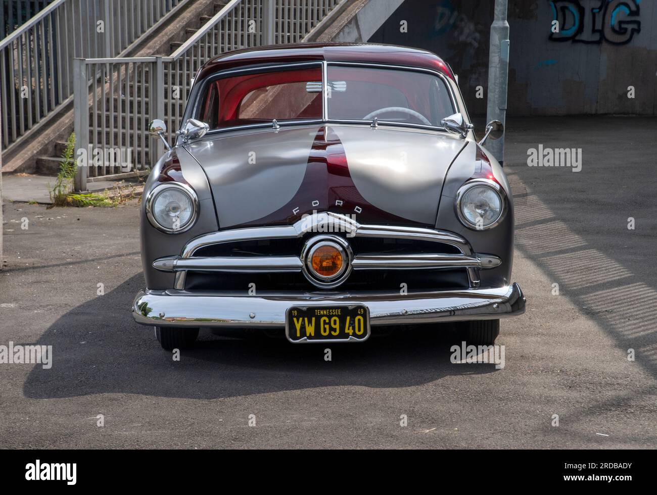 1949 Ford 'Shoebox' custom car Stock Photo - Alamy