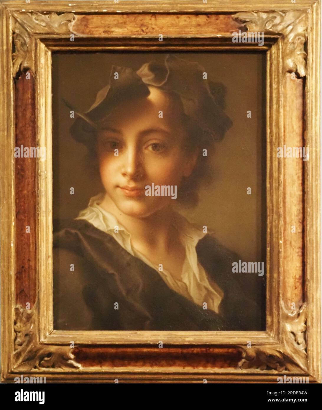 Portrait of a Boy, oil on canvas, before 1749. Creator: Christian ...