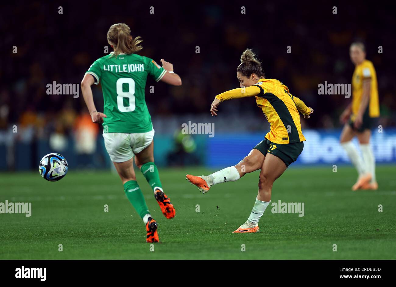 Australia's Katrina Gorry shoots during the FIFA Women's World Cup 2023 ...