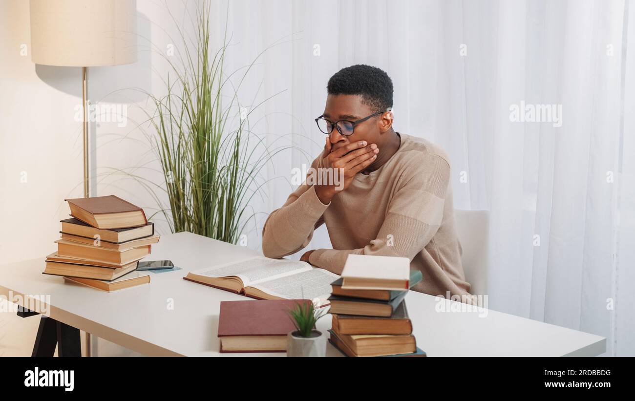 Study fatigue hi-res stock photography and images - Alamy