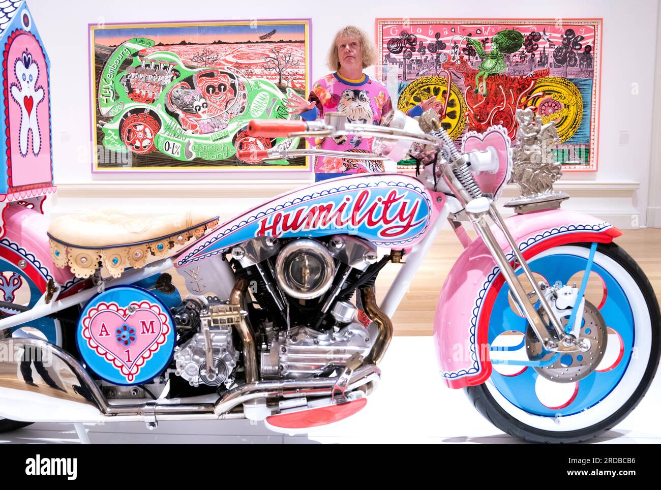 Sir Grayson Perry during a photocall for the Grayson Perry: Smash Hits ...