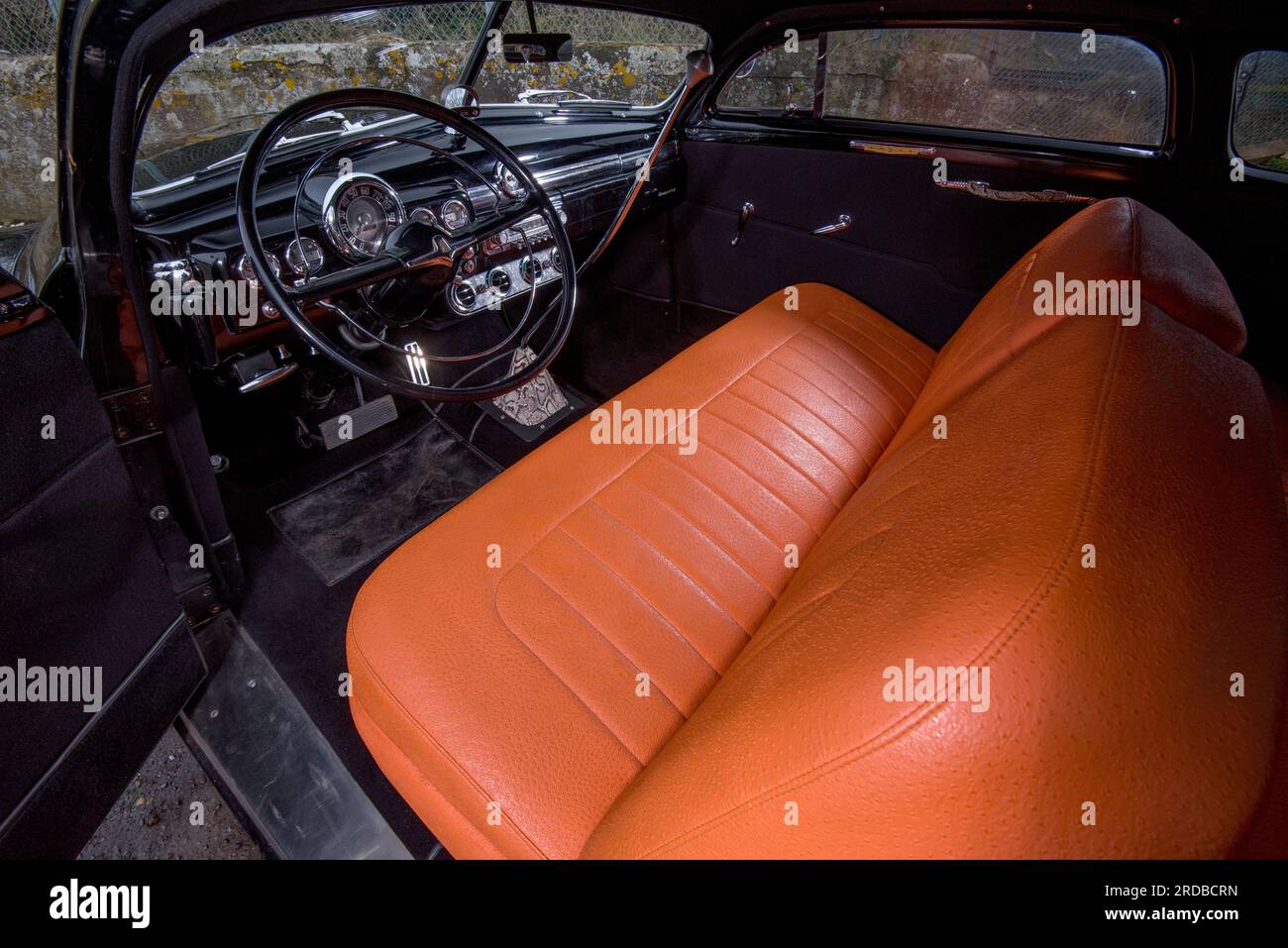 1949 Mercury 'lead sled' traditional low rider custom car Stock Photo ...