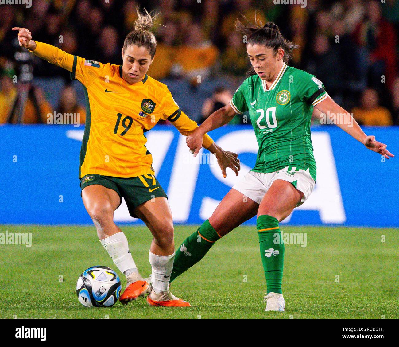 Australia's Katrina Gorry and Republic of Ireland's Marissa Sheva ...