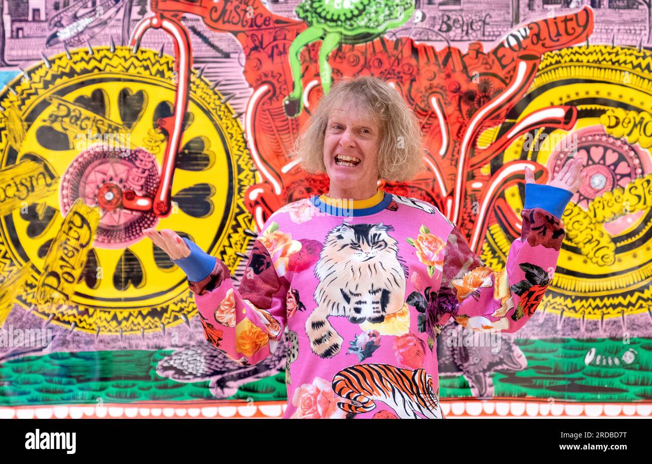 Sir Grayson Perry during a photocall for the Grayson Perry: Smash Hits ...