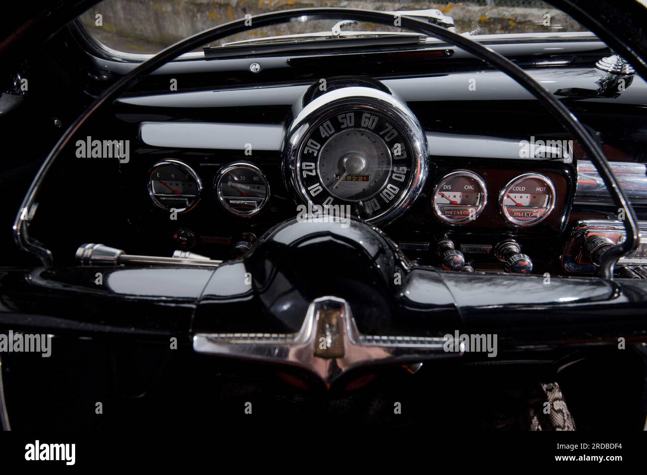 1949 Mercury 'lead sled' traditional low rider custom car Stock Photo ...
