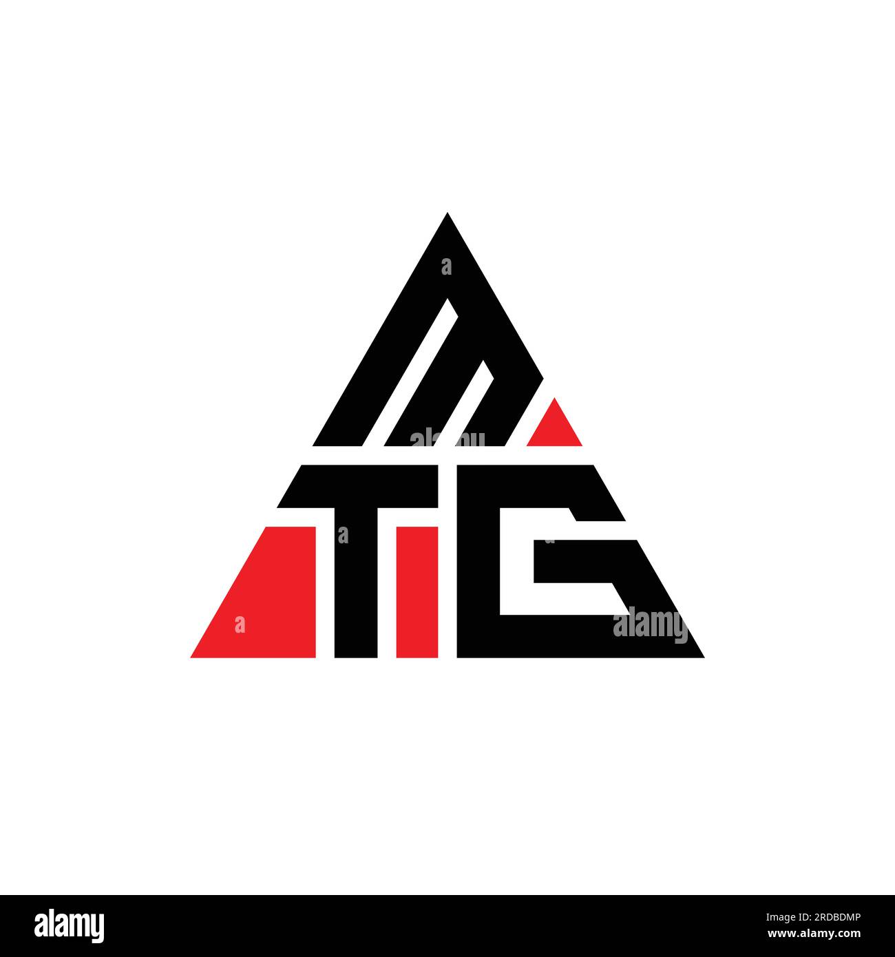 MTG triangle letter logo design with triangle shape. MTG triangle logo ...