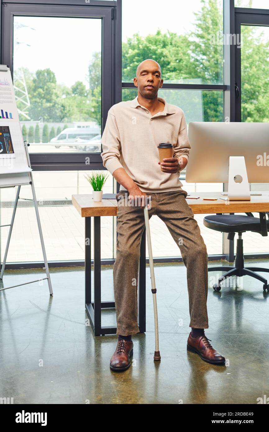 inclusion, myasthenia gravis syndrome, bold african american man ...