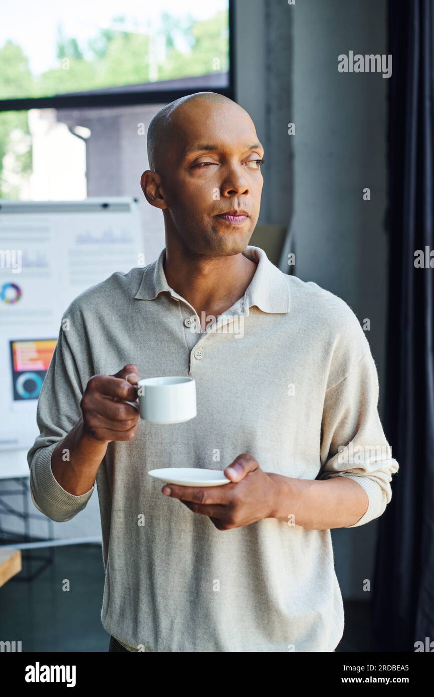 chronic illness, inclusion, african american man with myasthenia gravis ...