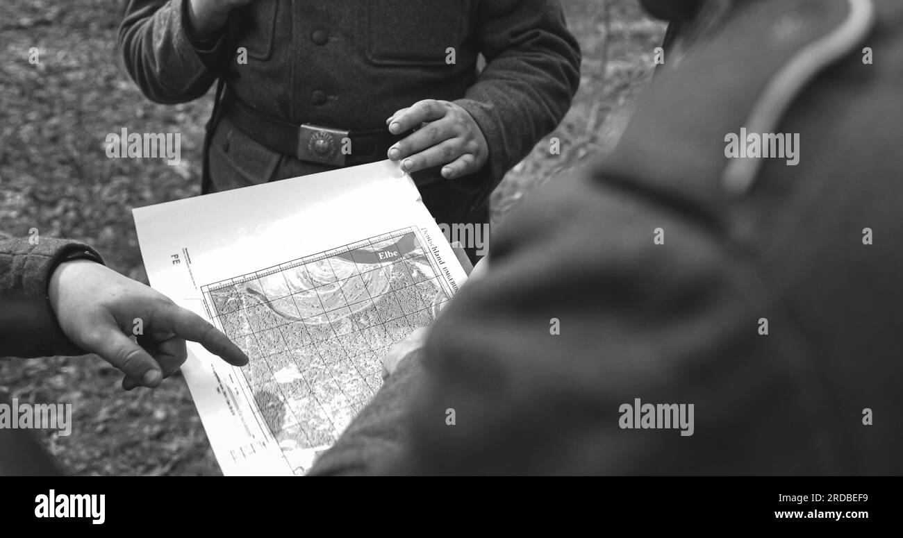 World War II German wehrmacht Soldier officer Commander Soldiers Stock Photo - Alamy