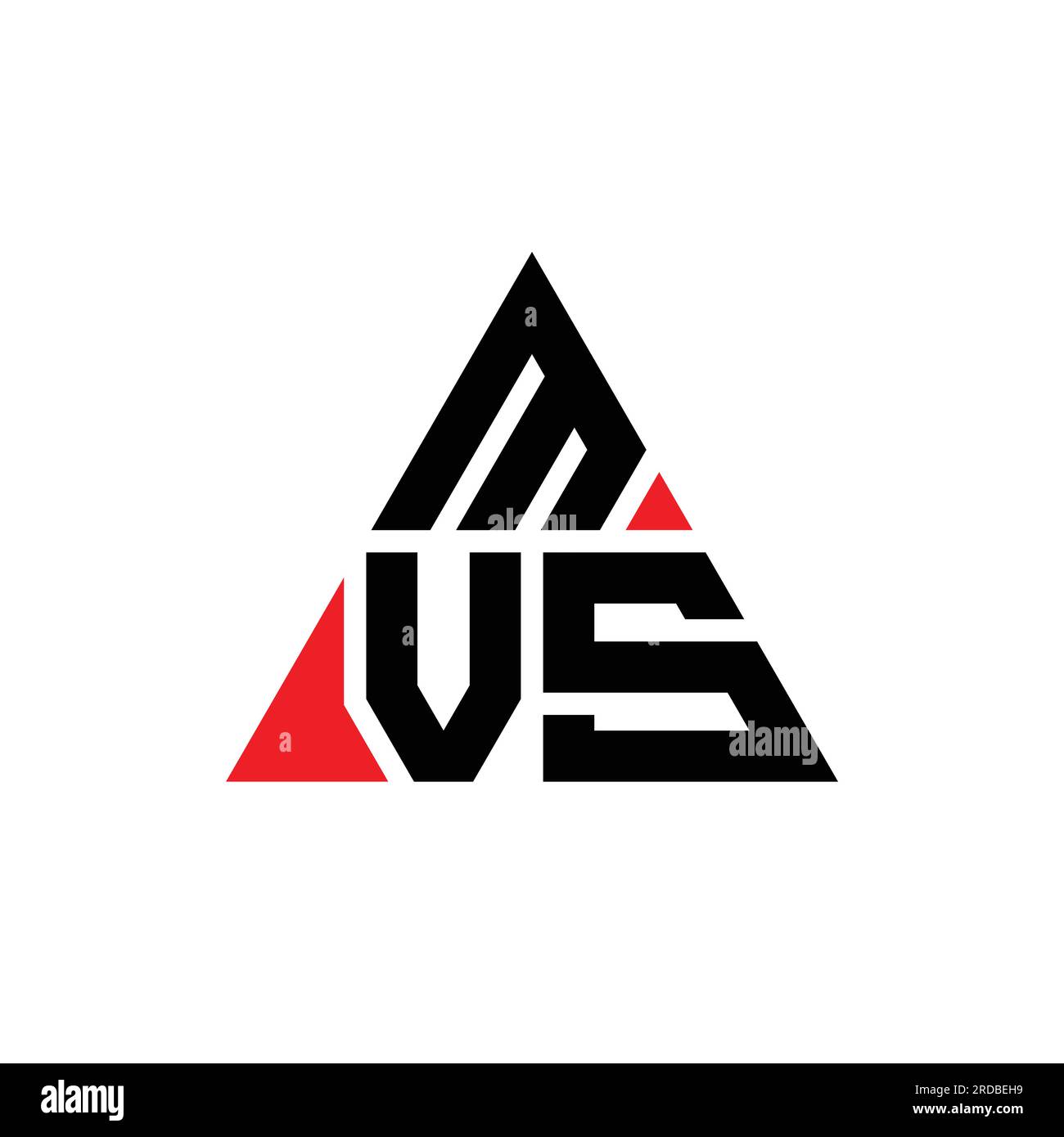 Mvs logo design Stock Vector Images - Alamy