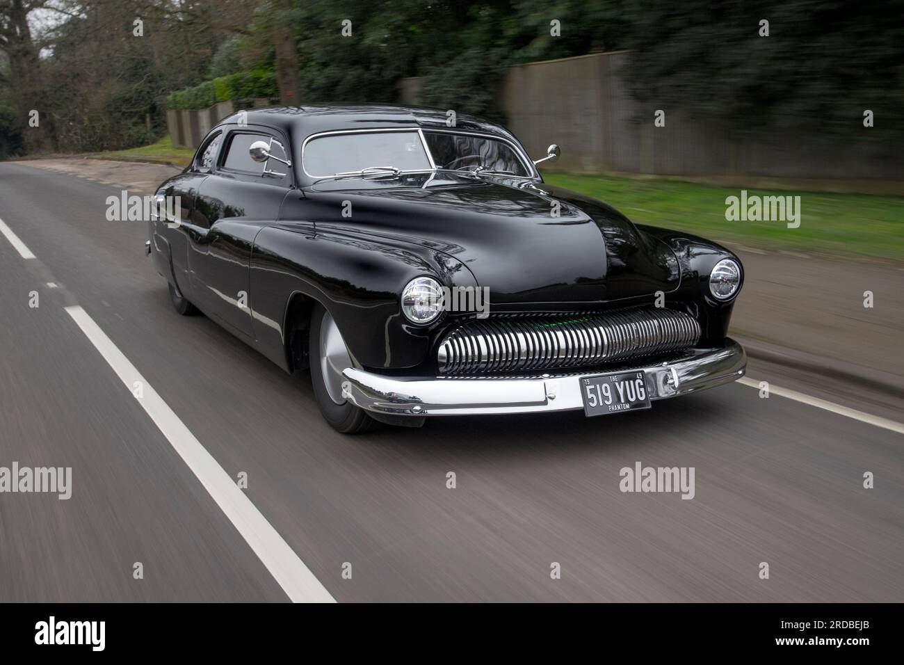 1949 Mercury 'lead sled' traditional low rider custom car Stock Photo ...