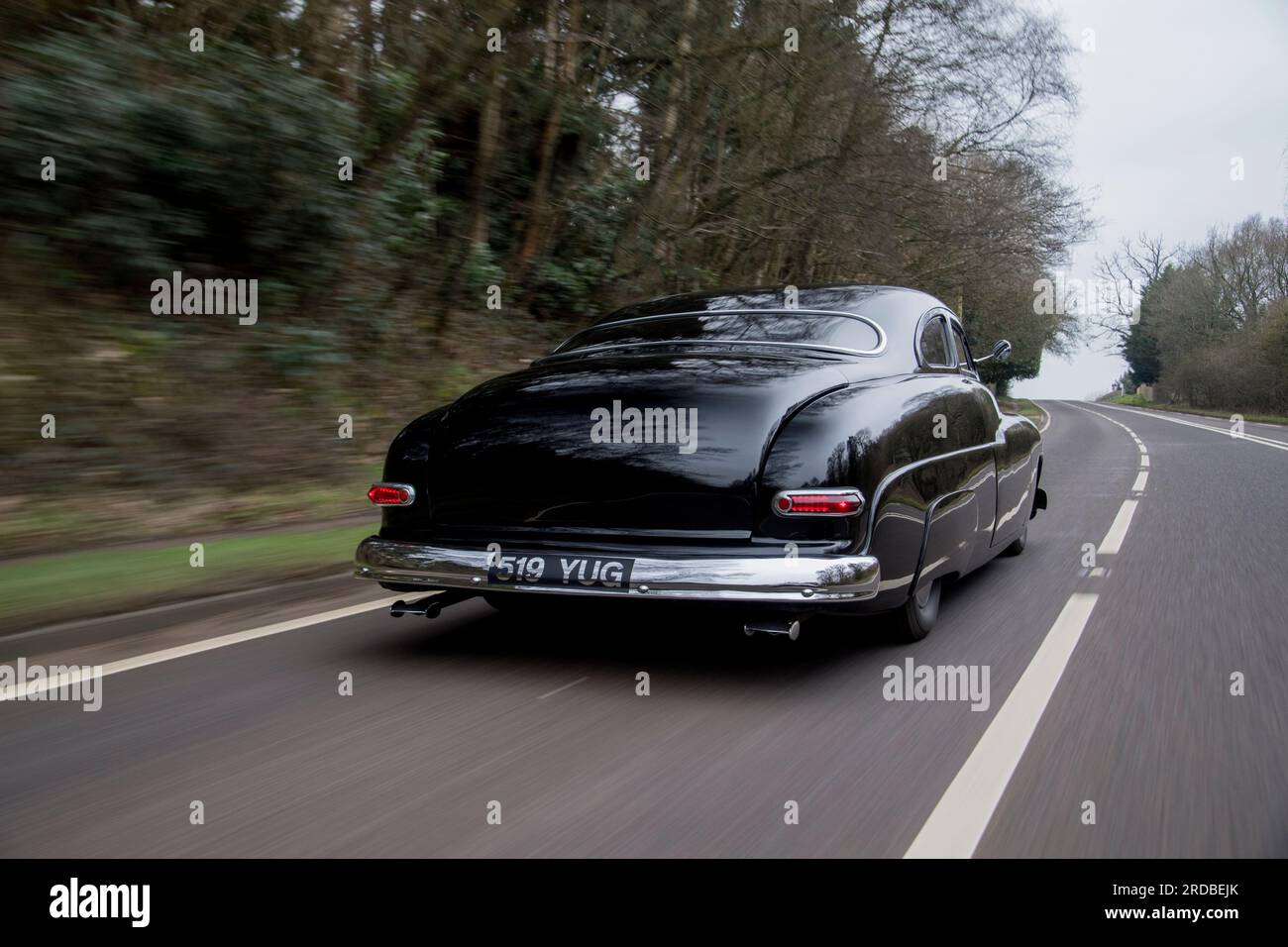 1949 Mercury 'lead sled' traditional low rider custom car Stock Photo ...