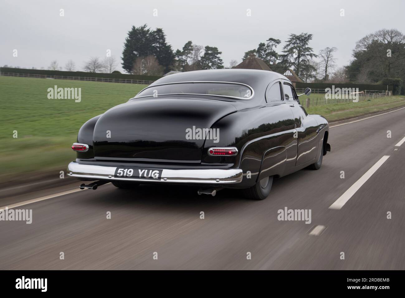 1949 Mercury 'lead sled' traditional low rider custom car Stock Photo ...