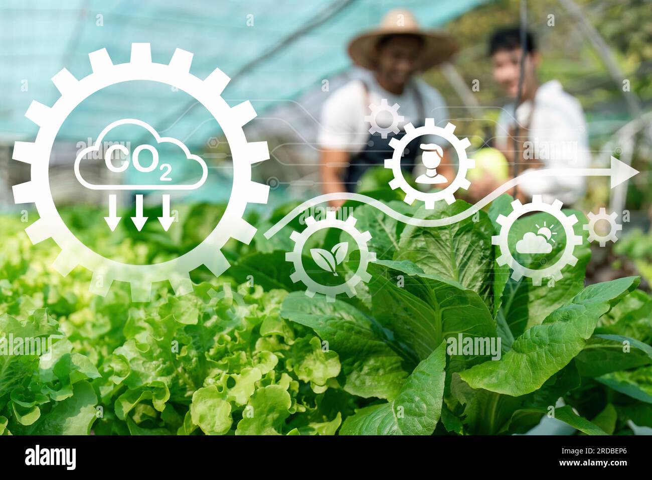 Agriculture technology farmer to research about agriculture problems ...