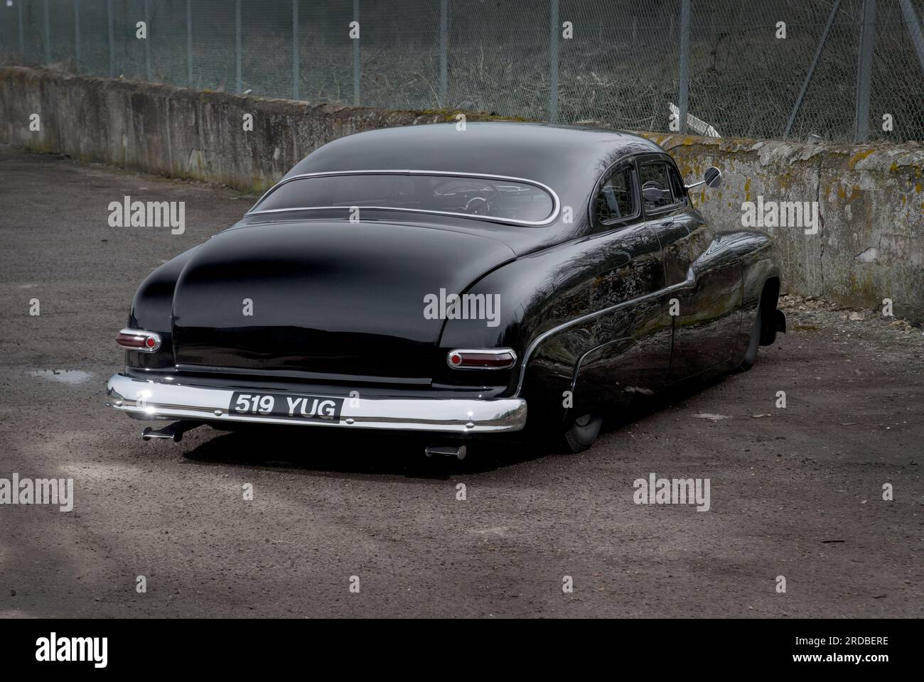 1949 Mercury 'lead sled' traditional low rider custom car Stock Photo ...