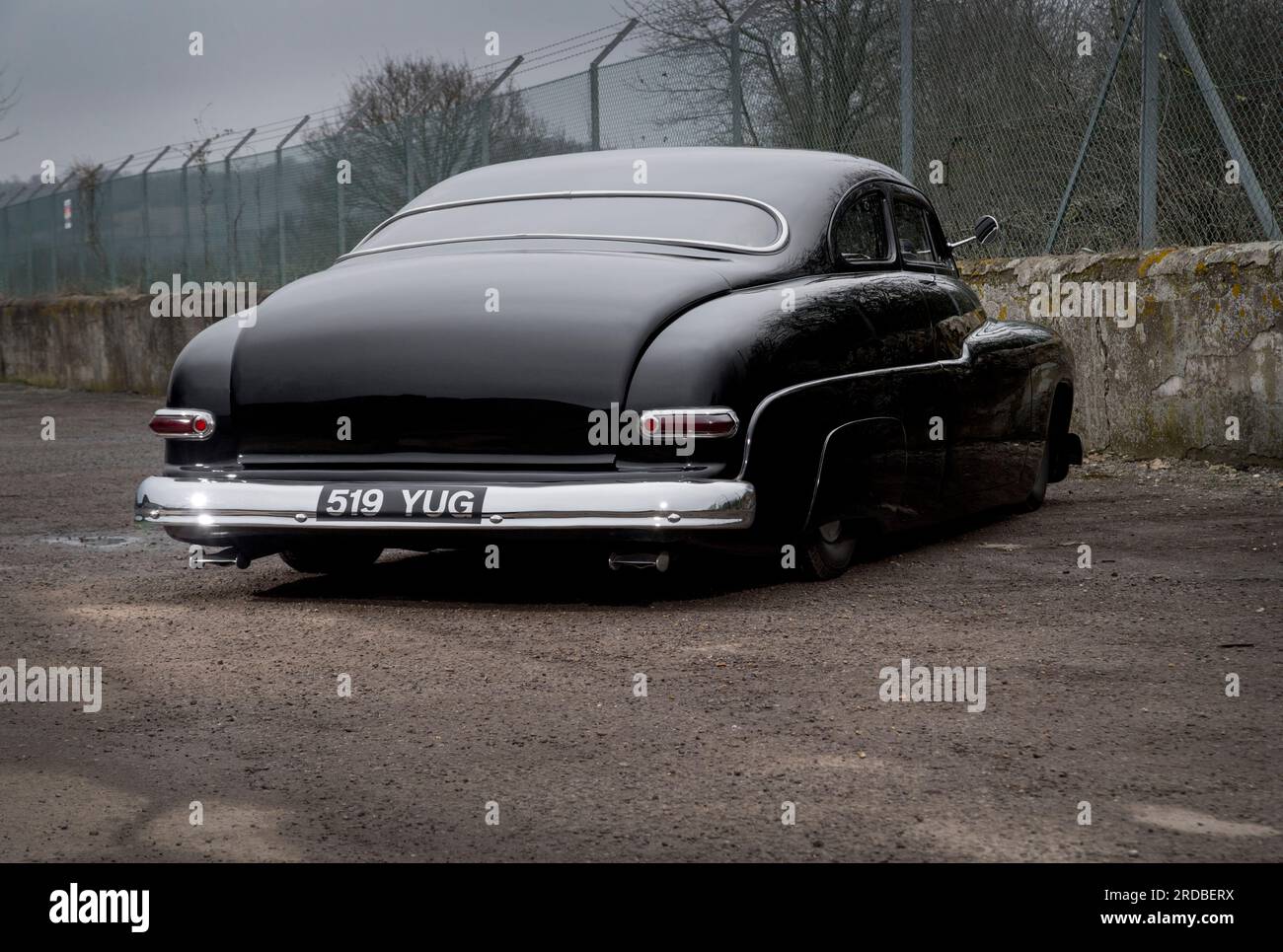 1949 Mercury 'lead sled' traditional low rider custom car Stock Photo ...