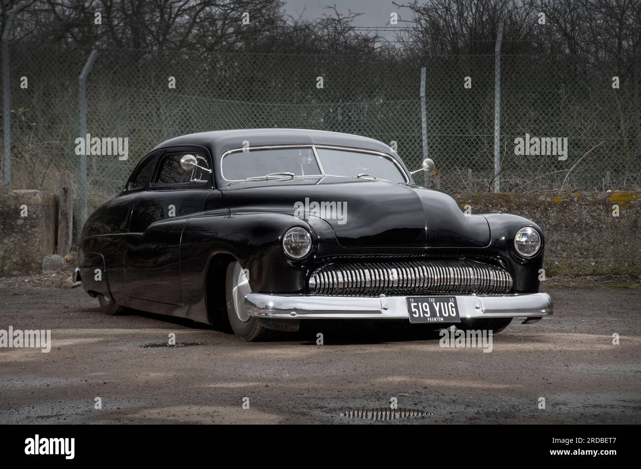 1949 Mercury 'lead sled' traditional low rider custom car Stock Photo ...