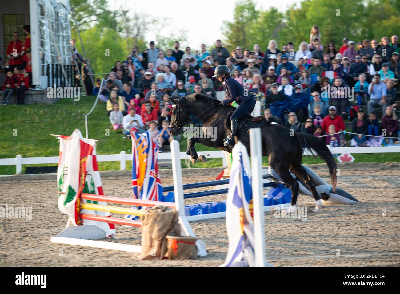 Ottawa, Canada - May 22 2023: Rodeo show in Home of RCMP Musical Ride ...