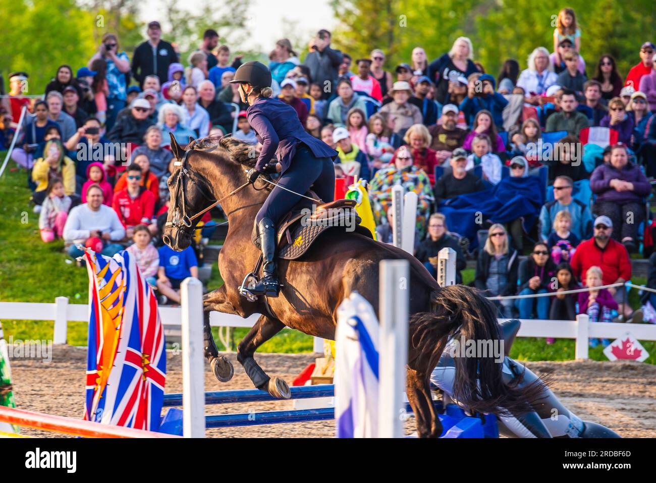 Ottawa, Canada - May 22 2023: Rodeo show in Home of RCMP Musical Ride ...