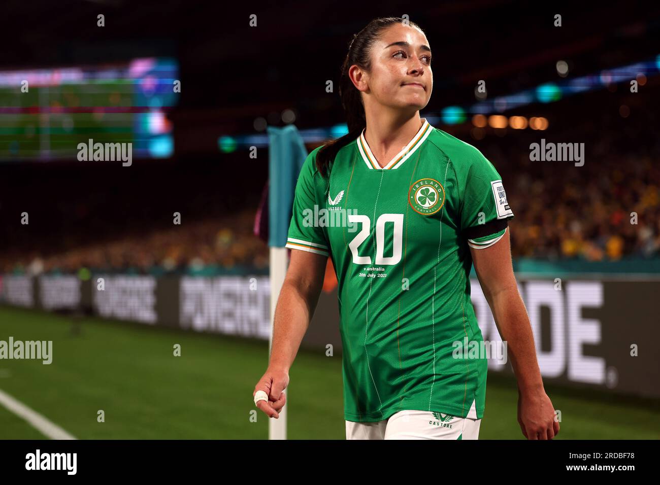 Republic of Ireland's Marissa Sheva is substituted during the FIFA ...