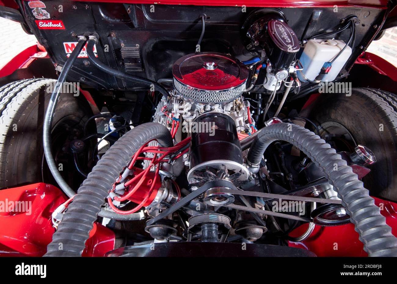 Custom modified 1953 Ford F100 tuck on air bags Stock Photo - Alamy