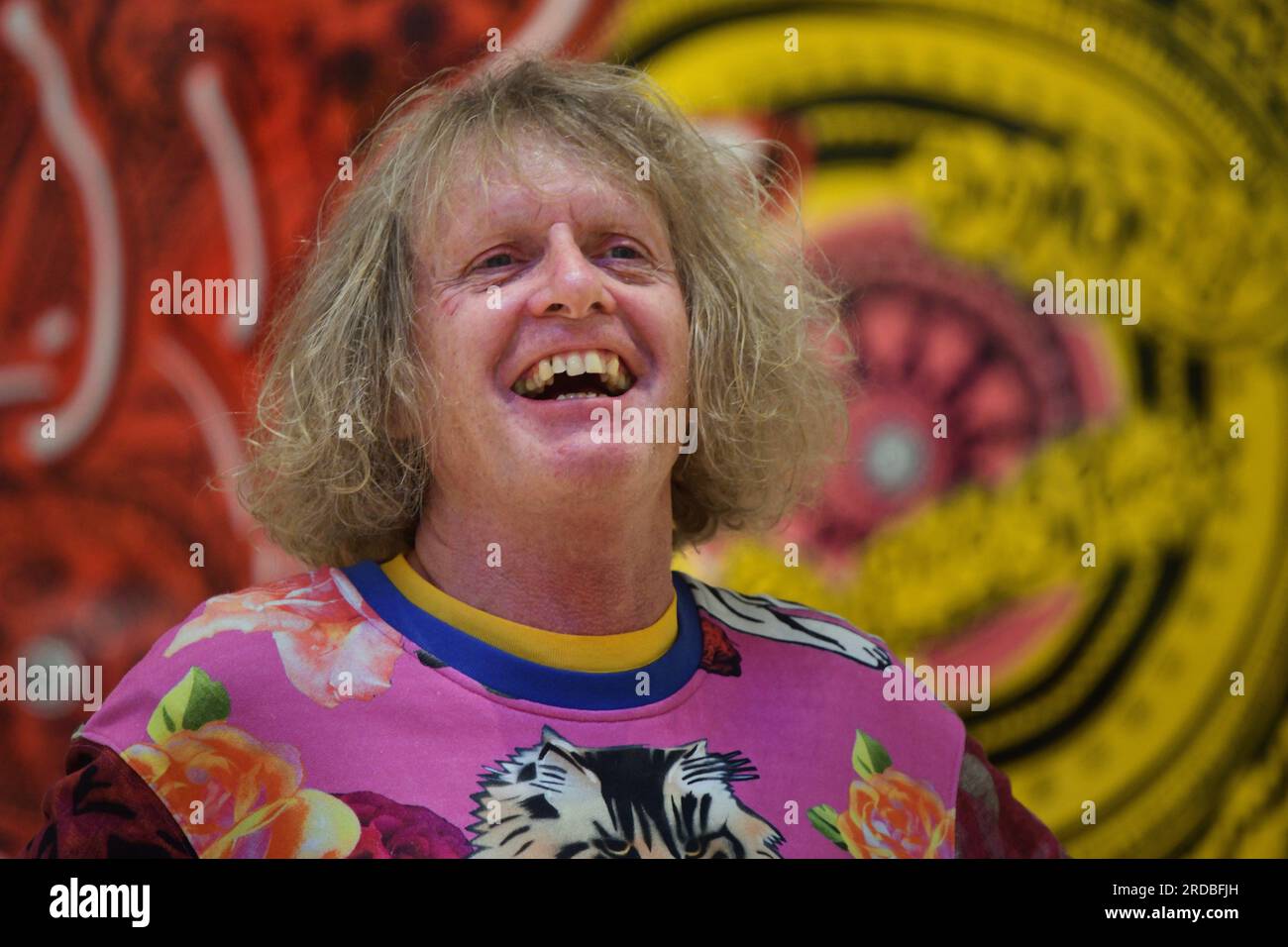 Edinburgh Scotland, UK 20 July 2023. Sir Grayson Perry at the photo ...