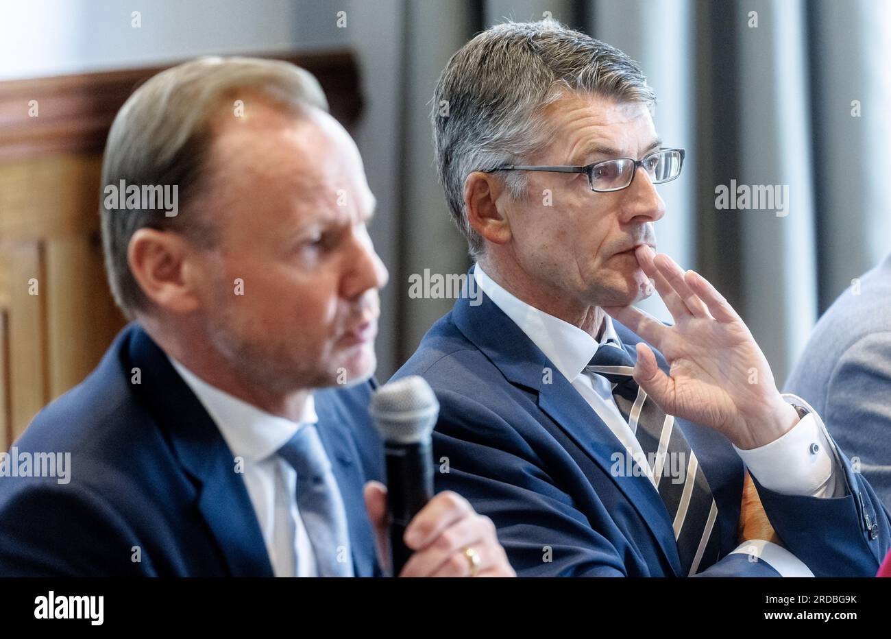 Hamburg, Germany. 20th July, 2023. Hamburg's Police Commissioner Ralf ...