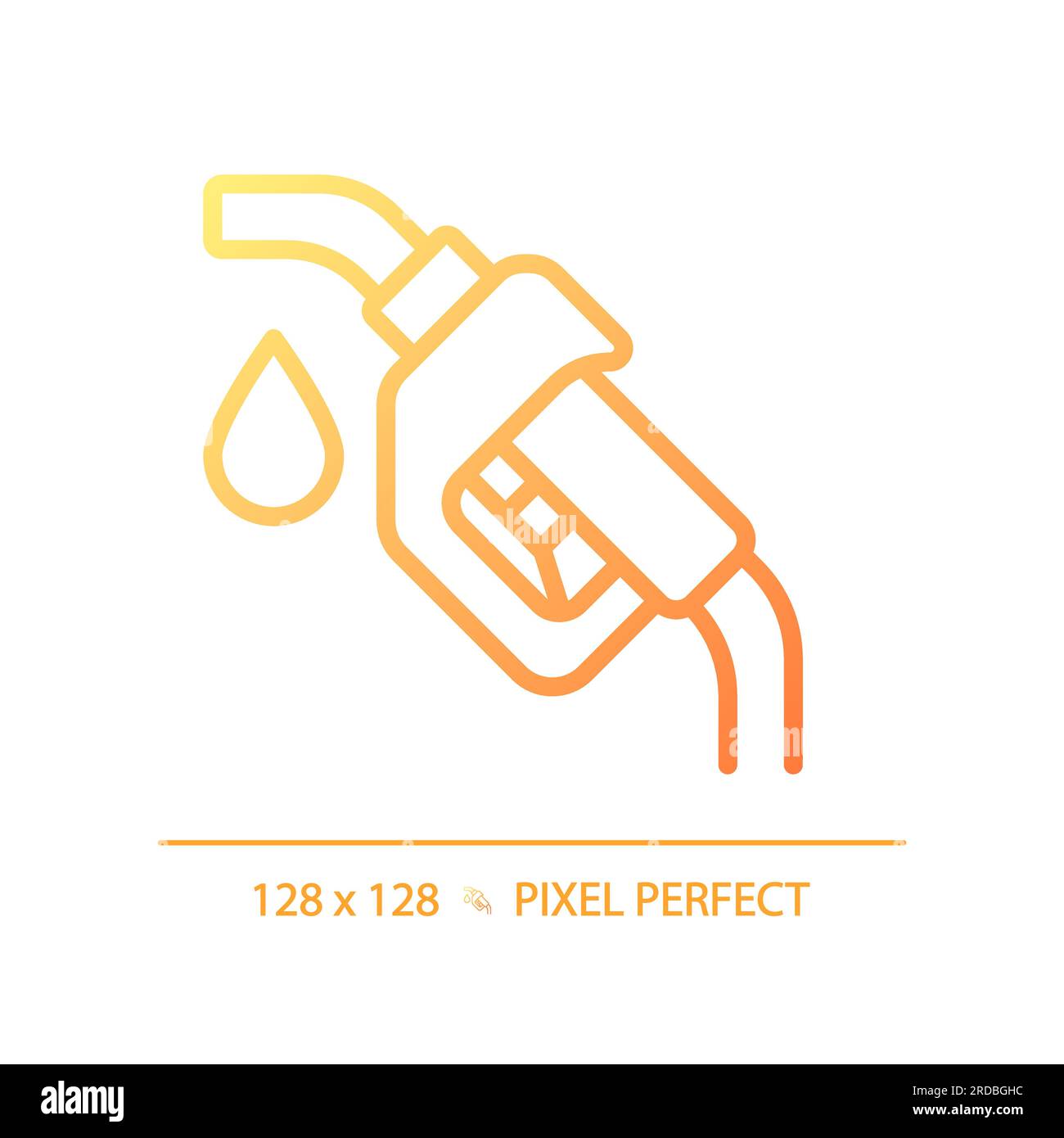 Fuel nozzle gradient linear vector icon Stock Vector Image & Art - Alamy