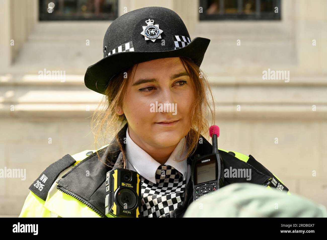 Female Police Officer, Parliament Square, London, UK Stock Photo - Alamy