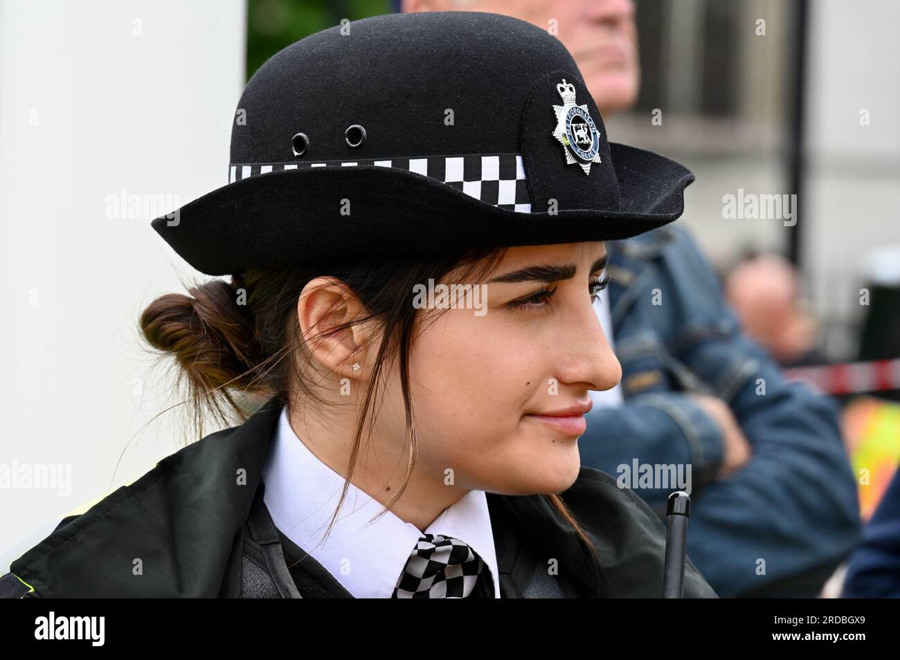 Female Police Officer, Parliament Square, London, UK Stock Photo - Alamy